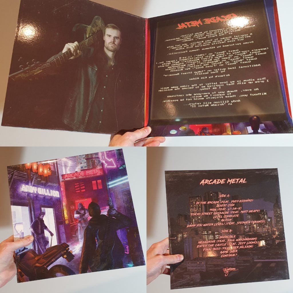 “Arcade Metal” Vinyl Cardboard Sleeve Misprint (no disc) – Andy Gillion