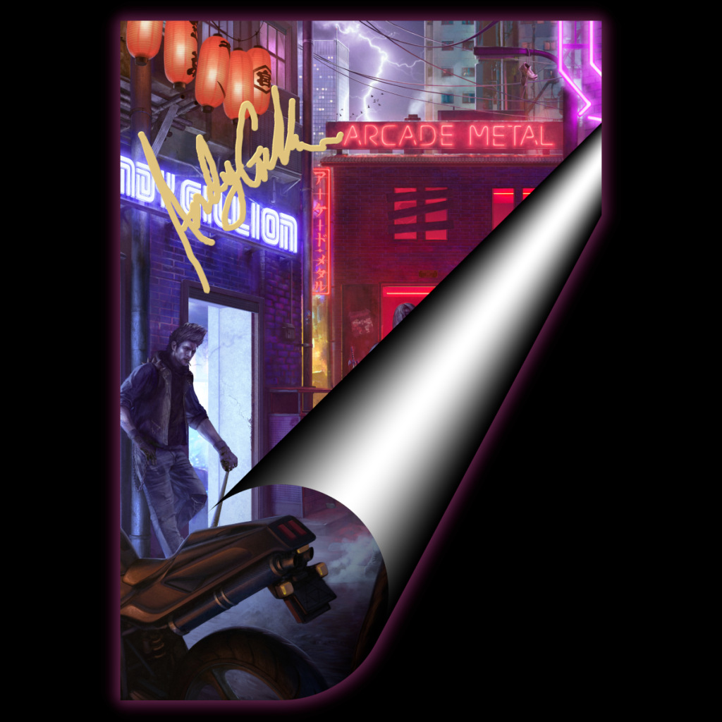 “Arcade Metal” Retro Bundle (signed) – Andy Gillion