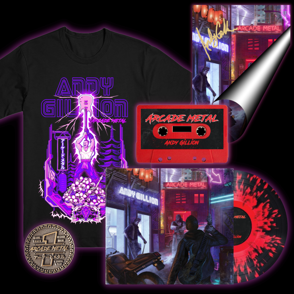 “Arcade Metal” Retro Bundle (signed) – Andy Gillion